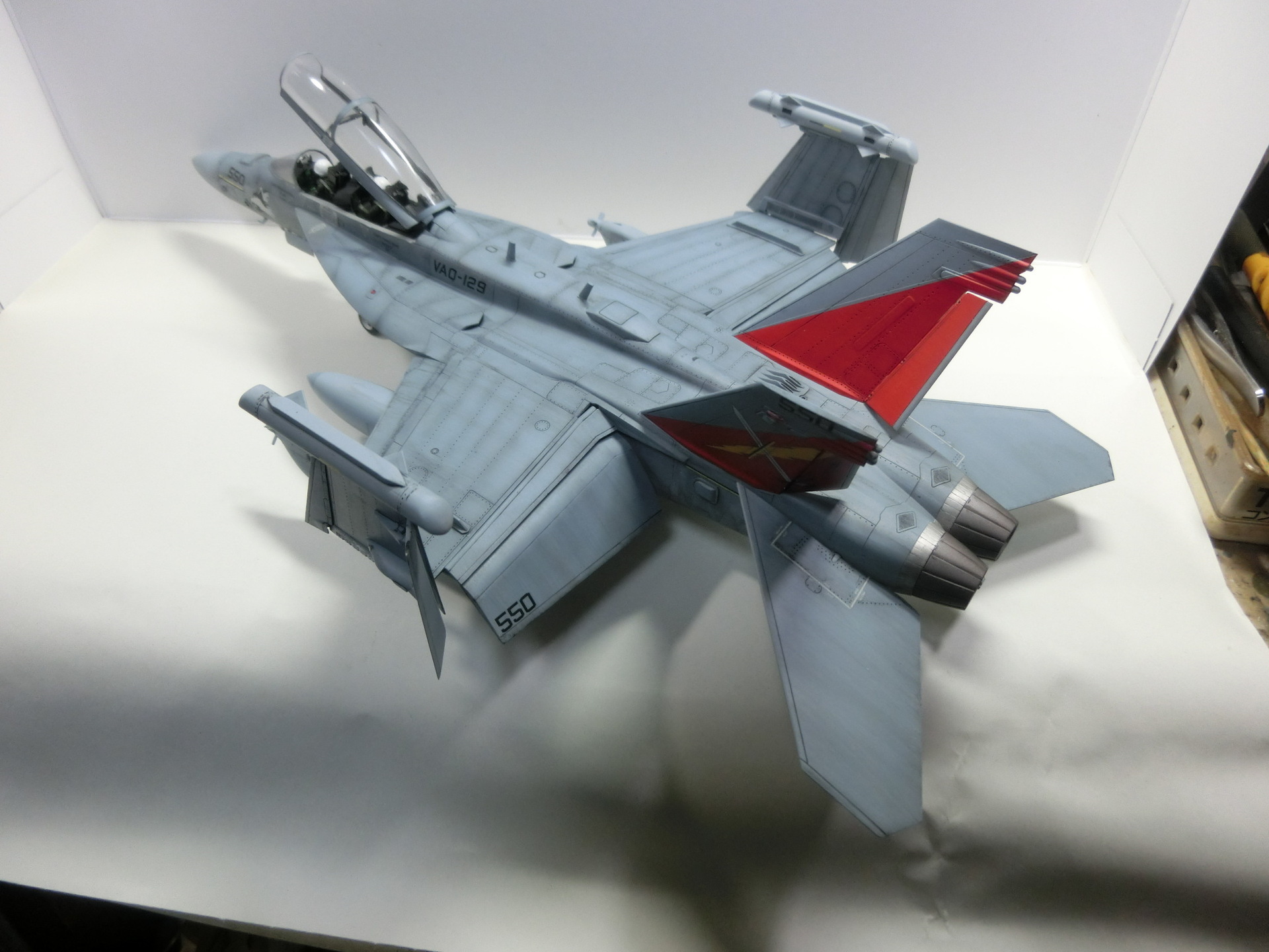 ハセガワ1/48 EA-18Gグラウラー 制作記 13: 日の丸航空隊の模型日記